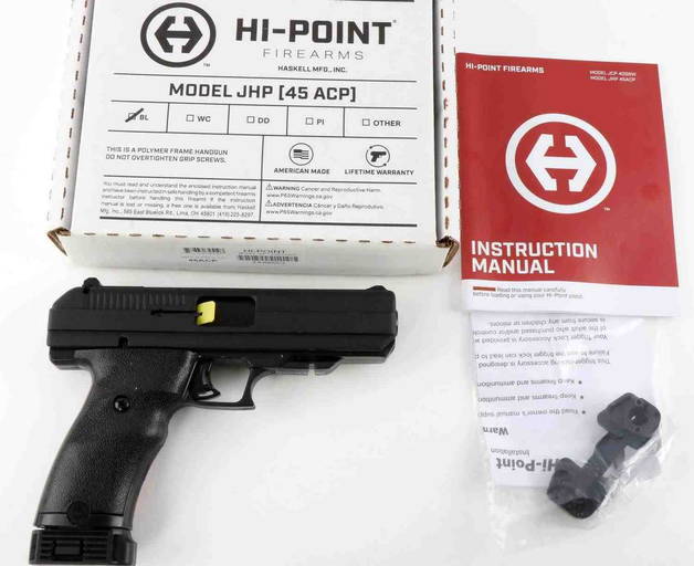Hi Point Model Jhp 45 Acp Semi Auto Hand Gun Nib