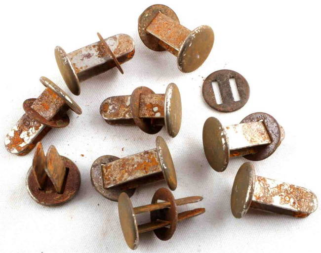 Wwii German Third Reich Army Combat Helmet Rivets