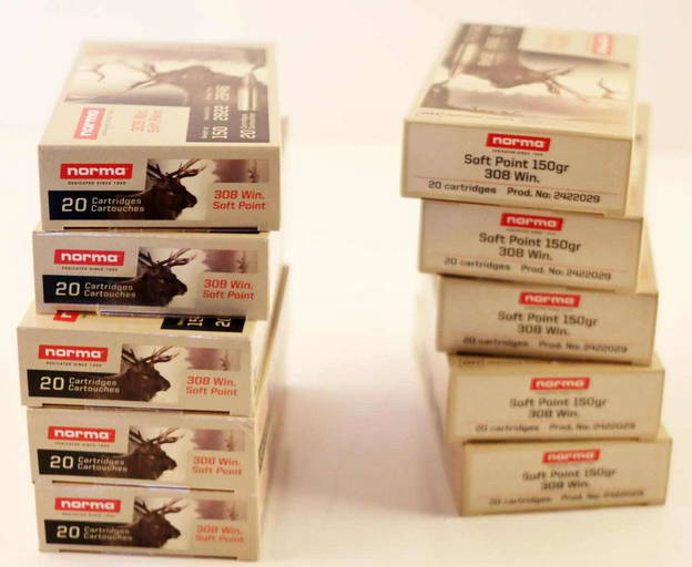 200 ROUNDS NORMA 308 WIN SOFT POINT HUNTING AMMO (#4248) on Jul 20 ...