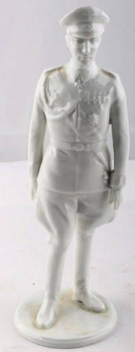 Wwii German Third Reich Allach Statue Of Rommel