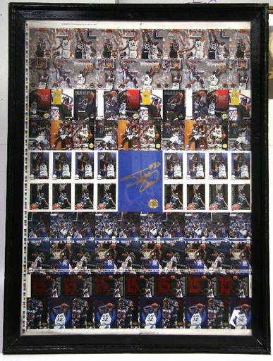 Shaquille O'neal #32 Skybox Uncut Press Sheet