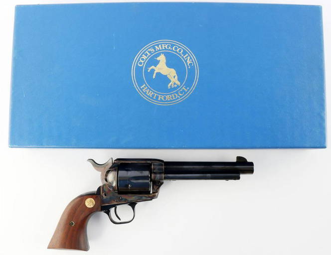 COLT 44-40 COMMEMORATIVE FRONTIER SIX REVOLVER (#9251) on Sep 14, 2022 ...
