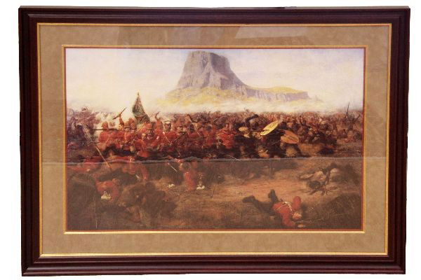 Battle Of Isandlwana By Charles Edwin Fripp Print