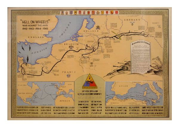 HELL ON WHEELS 2ND ARMORED DIVISION CAMPAIGN MAP
