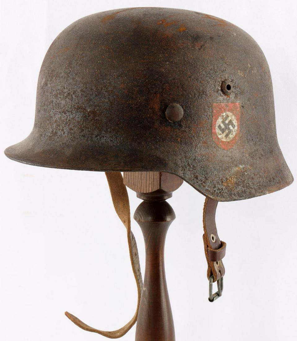 Wwii German Reich Waffen Ss M38 Stahlhelm W Decals