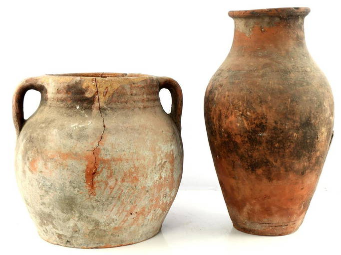 AEGEAN RECOVERED ANCIENT ROMAN CLAY POTTERY JARS - Nov 08, 2022 | Affiliated Auctions in FL