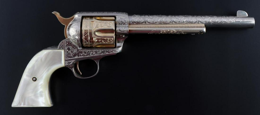 Colt Single Action Army Engraved & Named Revolver