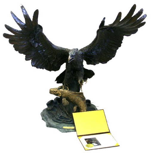 Ed Chope "the Fisherman" Bronze Sculpture