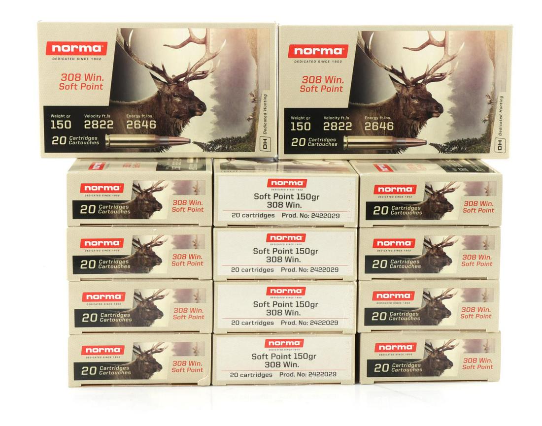 280 ROUNDS NORMA 308 WIN SOFT POINT 150 GR AMMO - Nov 30, 2022 ...