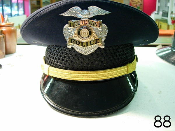 Vintage Georgia State Police Lt. Hat State Of Georg
