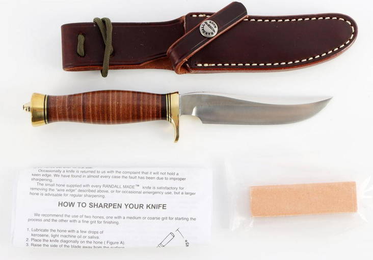 Randall Model 7 Knife Fisherman Hunter W Sheath