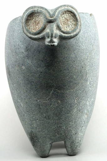 TAINO LARGE COHOBA VESSEL WITH OWL HEADS ARTIFACT (#1198) on Jan 10 ...