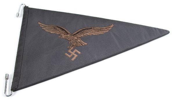 Wwii German Luftwaffe Staff Car Pennant