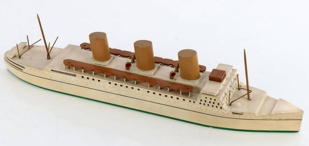 VAN RYPER SHIP MODEL EMPRESS OF BRITAIN (#5359) on Jan 16, 2023 ...