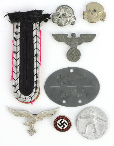 WWII GERMAN THIRD REICH SS PINS MEDALS BADGES (#3502) on Feb 08, 2023 ...