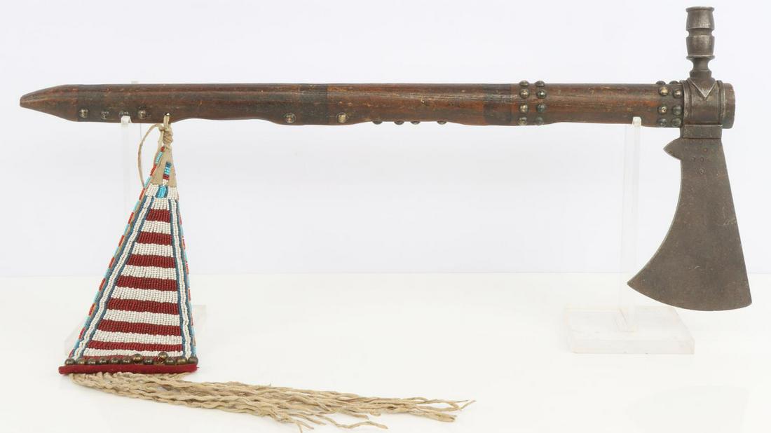 19TH CENTURY NATIVE AMERICAN PIPE TOMAHAWK - Feb 22, 2023 | Affiliated Auctions in FL