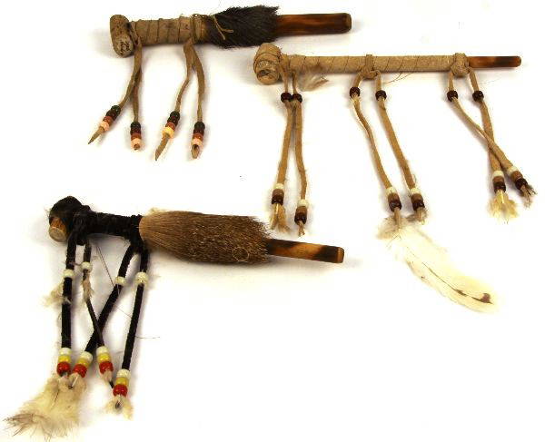 Three Cherokee Trade Pipes