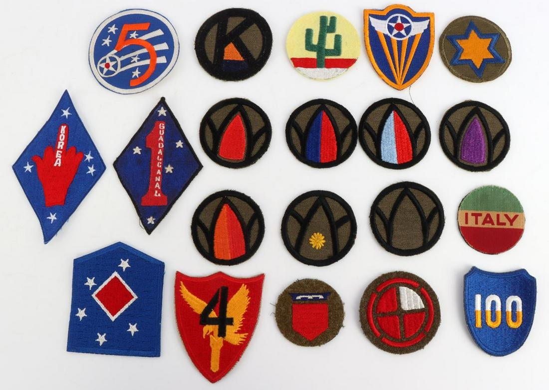 US WWII ARMY & MARINE MILITARY SHOULDER PATCHES - Mar 15, 2023 ...