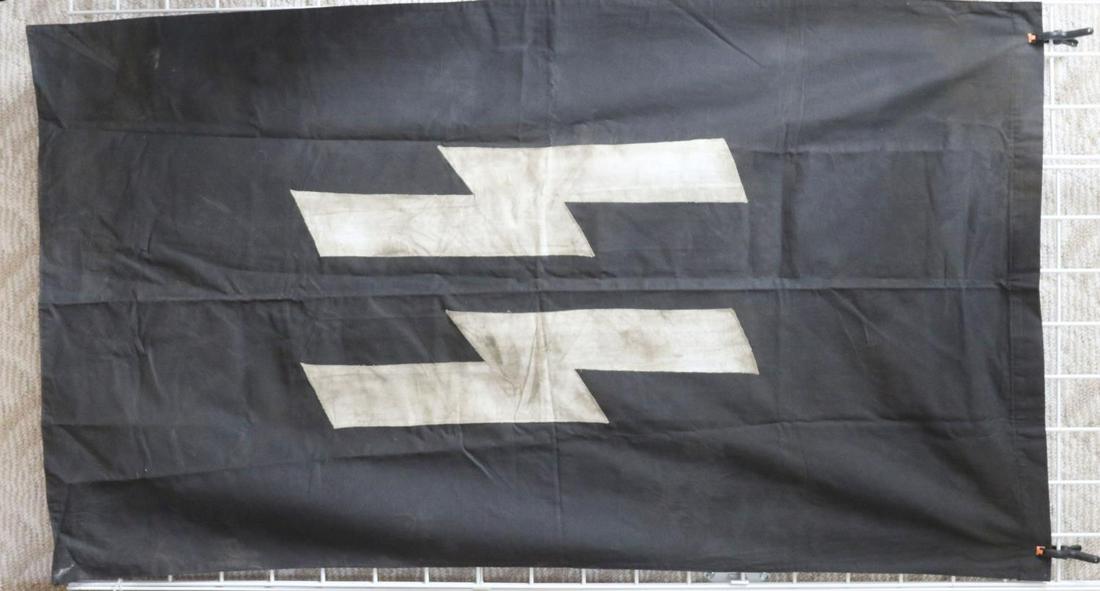 WWII GERMAN THIRD REICH SS FLAG BANNER (#9446) on Apr 19, 2023 ...