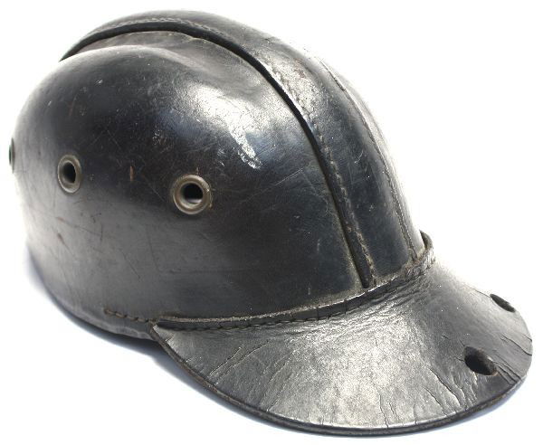 GERMAN LEATHER COAL MINERS CAP