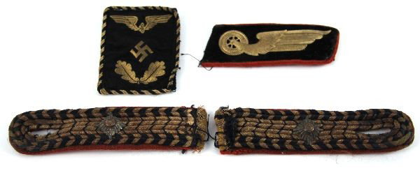 LOT OF GERMAN WWII RAILWAY REICHSBAN INSIGNIA