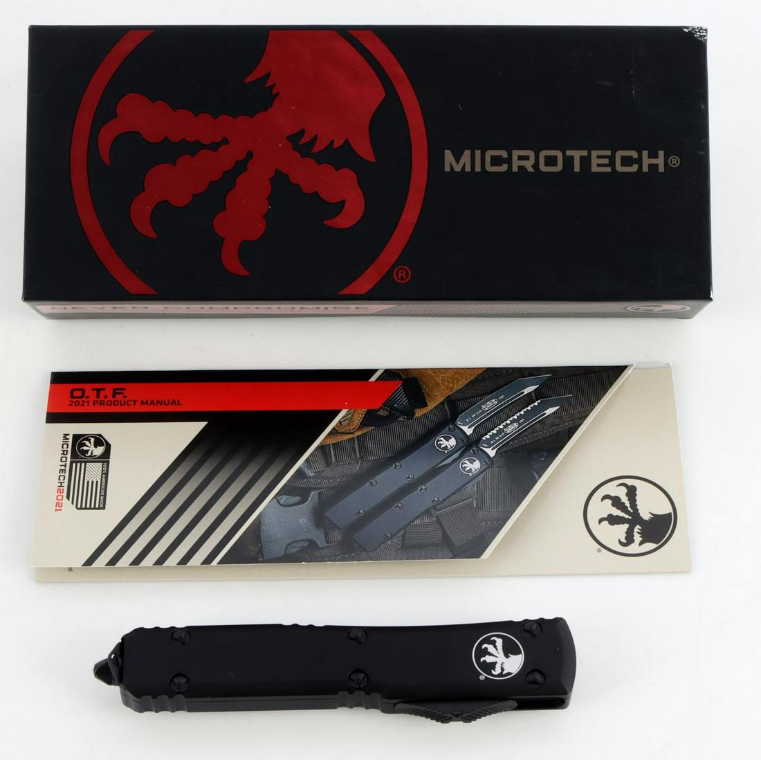Microtech Ultratech Otf Switchblade Knife 8.25 In Auction