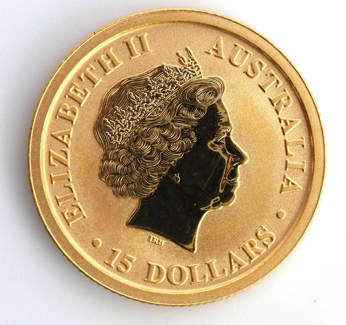 1/10th Oz $15 2018 Australia Gold Coin