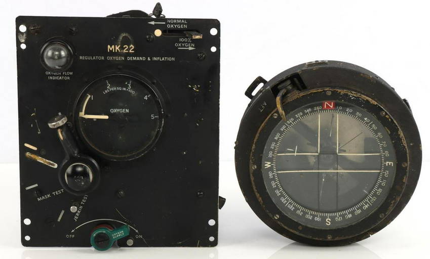 Wwii Lancaster Bomber & Spitfire Panel Instruments