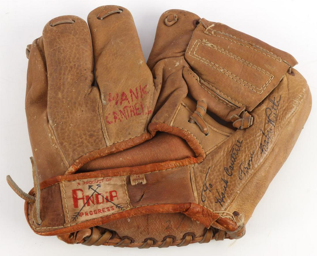 New York Yankees Babe Ruth Autographed Glove Auction
