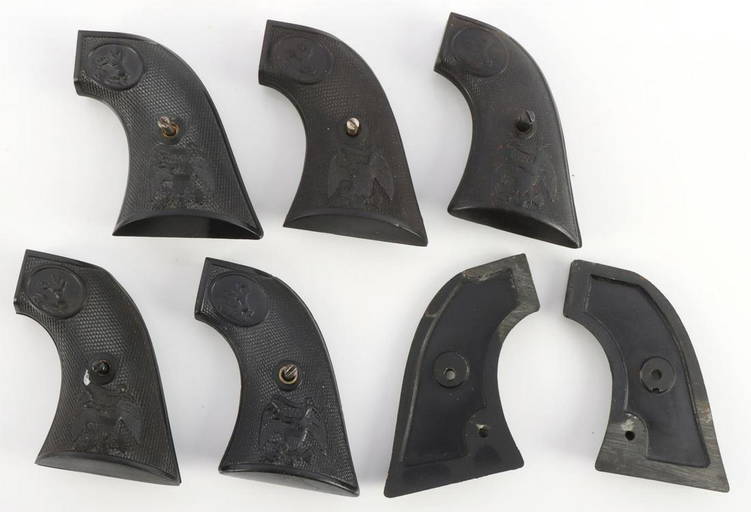 6 Pair Of Colt Single Action Grip Lot