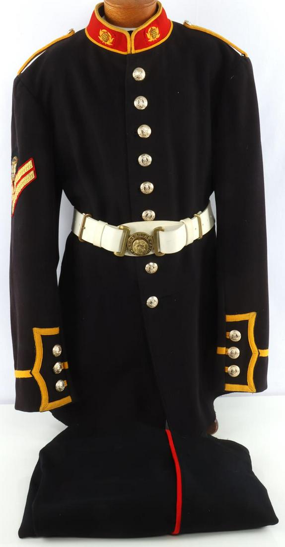 Royal Marines Bandsman Drummer Dress Tunic Auction