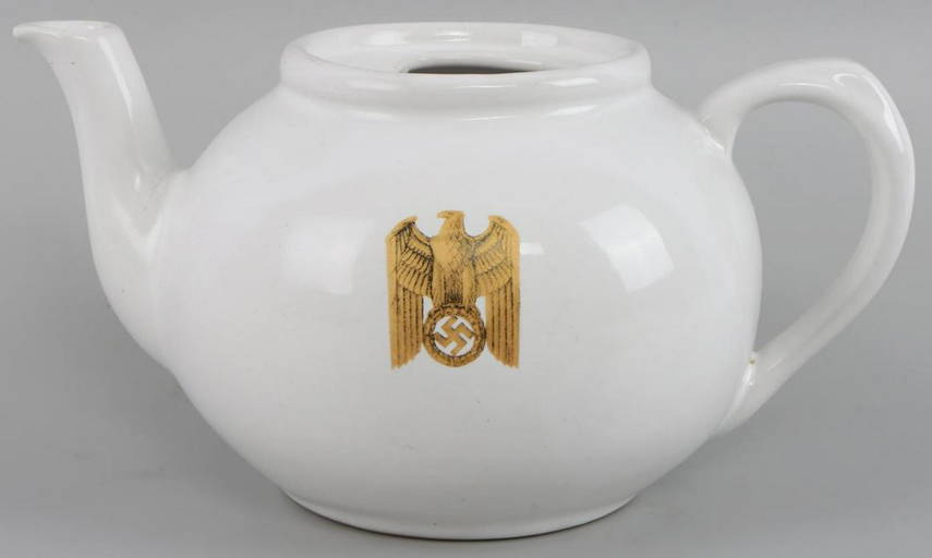 Wwii German Reich Political Lider's Porcelain Pot