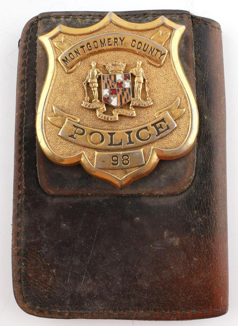 Obsolete Montgomery County Md. Police Badge Auction