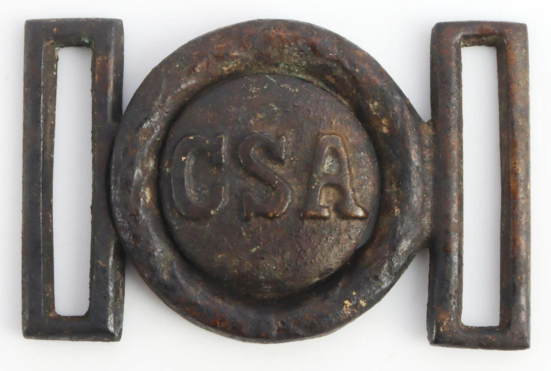 Us Civil War Csa North Carolina Belt Buckle Auction