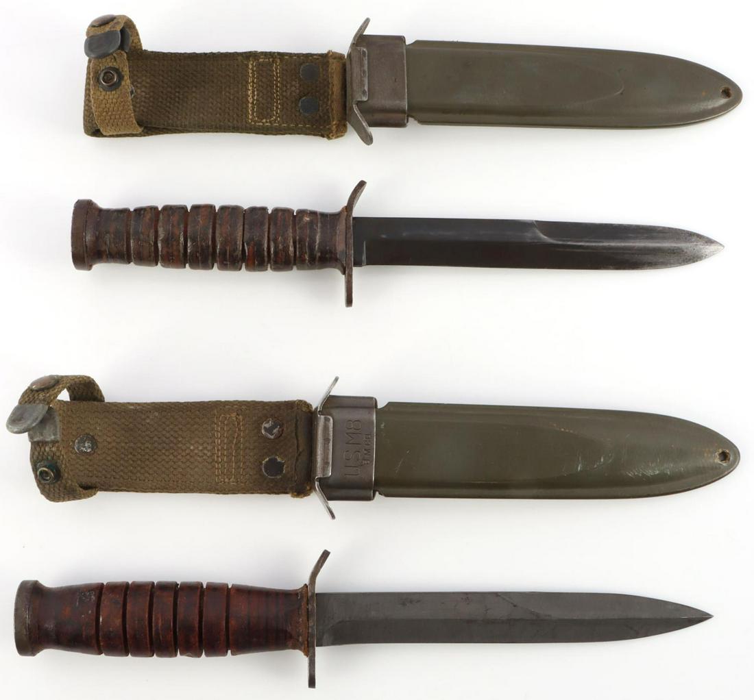 Us M3 Utica And Us M3 Case Fighting Knife Lot Of 2 Auction