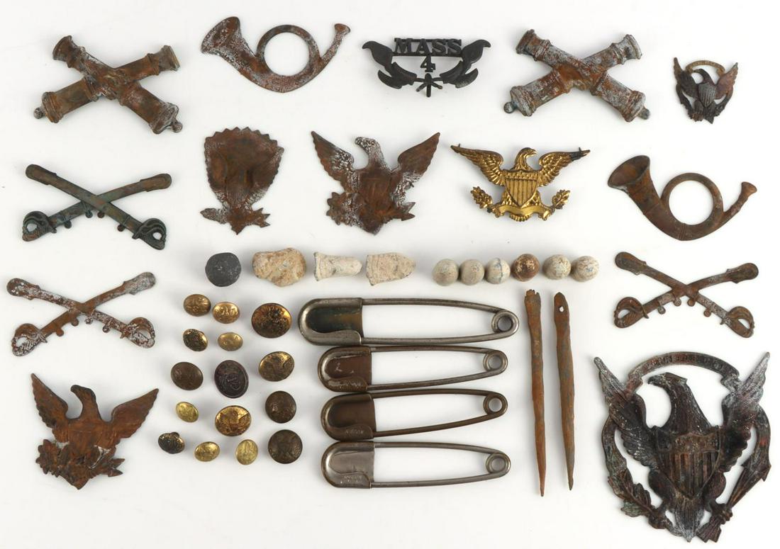 Us Civil War Union Uniforms Insignia And Buttons Auction