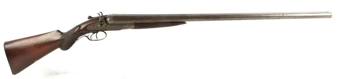 F. Williams Double Barrel Shotgun Laminated Steel Auction