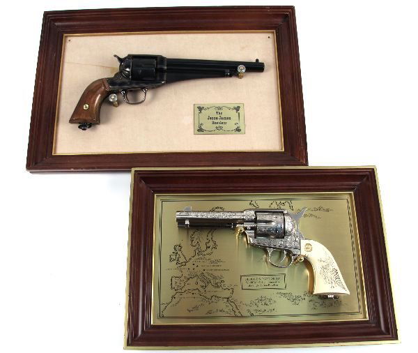 REPLICA PISTOLS OF GEORGE PATTON AND JESSE JAMES