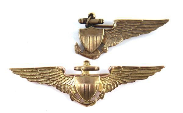 WWII 14K & 10K GOLD NAVY PILOT WINGS & AIR SHIP - May 06, 2012 ...