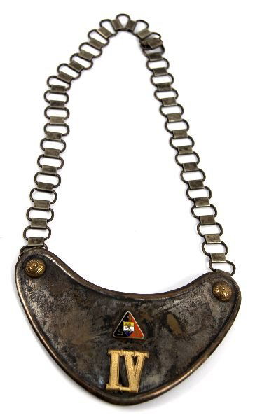 WWII DUTCH NSB GORGET