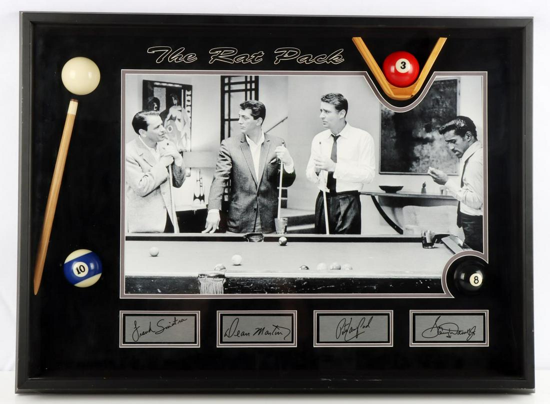 Rat Pack Sinatra Oceans 11 Billiard Collage Auction