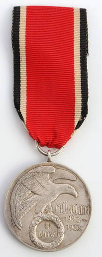 Wwii German 2nd Type Blood Order Medal W Ribbon