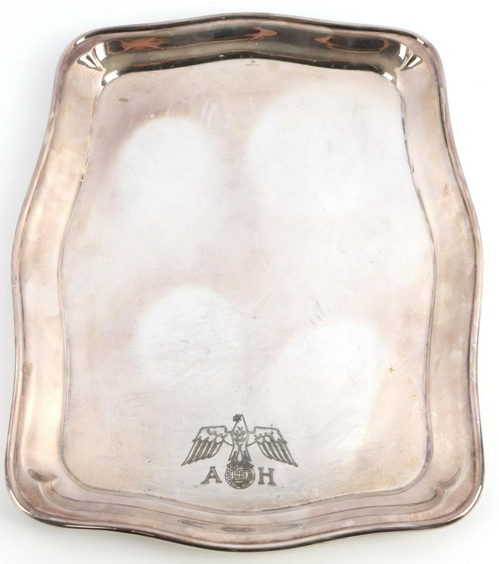Wwii German Reich Adolf Hitler Wellner Tea Tray Auction