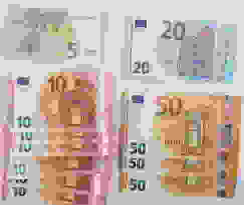 245 Euro Bank Notes Auction