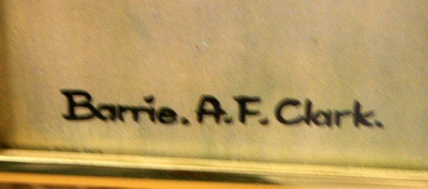 SPITFIRE BY BARRIE A.F. CLARK FRAMED LITHO-POSTER : Lot 7543