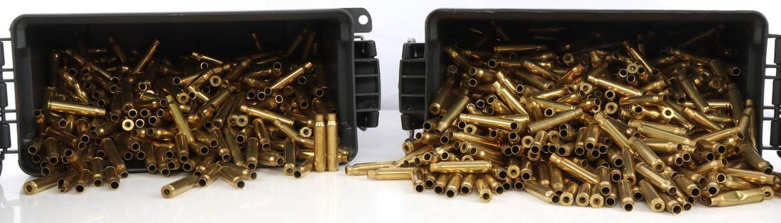 Lot Of Approx 850 5.56 .223 Brass Casings