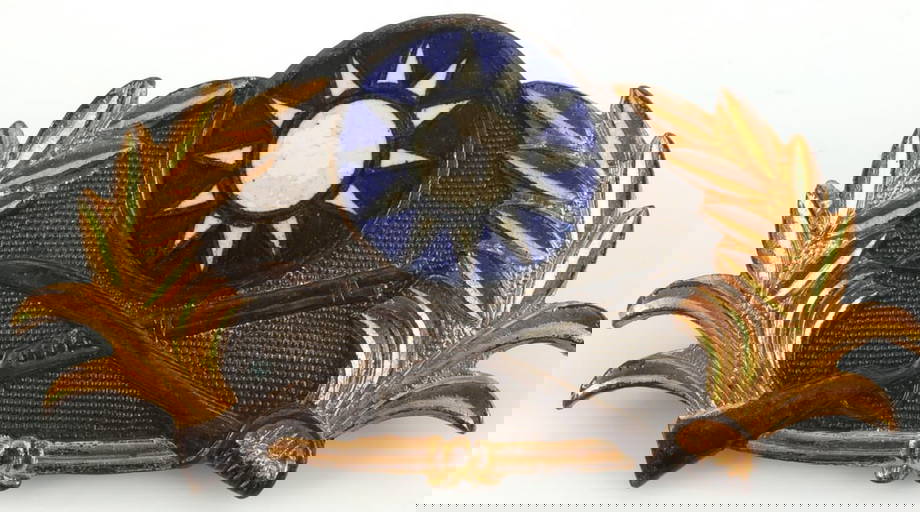 Wwii Taiwan Republic China Numbered Infantry Badge