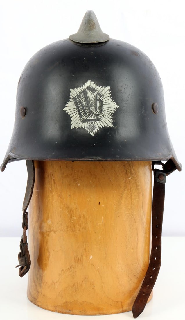 Wwii German Rlb Reichluftschutzbund Helmet Auction