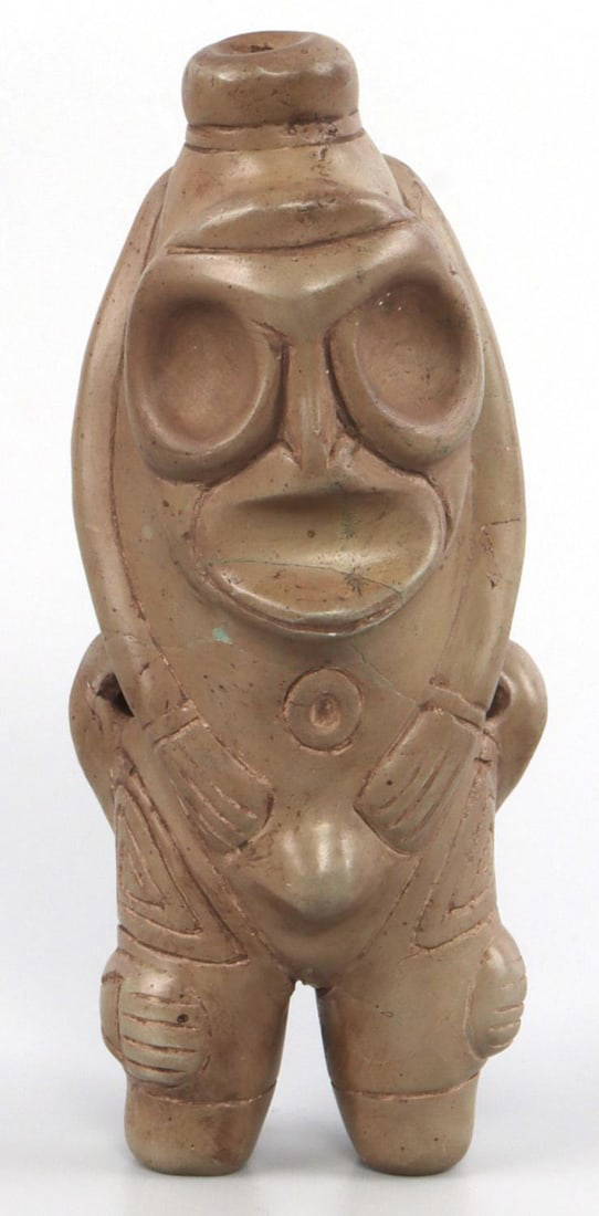 Taino Precolumbian Anthropic Cohoba Inhaler Auction