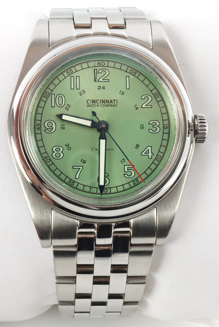 Cincinnati Quartz Captain Watch Stainless Steel